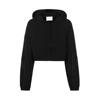Reebok Kapuzen-Nylonjacke - - Sport - Damen - Schwarzk - 2XS