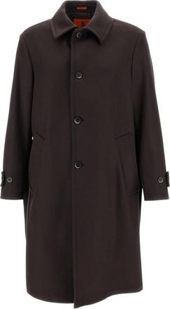Barena Manteau Classique &agrave; Boutonnage Simple - Homme - Manteaux - Brun - Taille: S