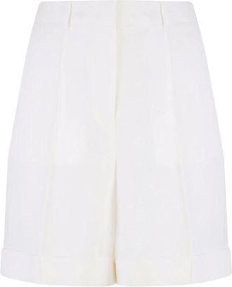 Eleventy Femme, Shorts, Blanc, Taille: 40 FR Bermuda Shorts