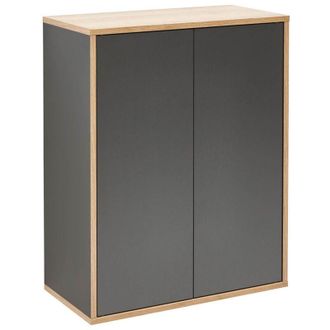 Fackelmann Finn Doppel-Midischrank 60cm - Anthrazit - Fackelmann