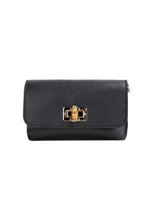 Felipa Mini-Schultertasche aus Leder Damen schwarz