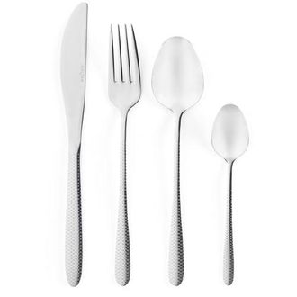 Salter Salter BW11328TK Malton 16-teiliges Besteck set, Edelstahl essbesteck set für 4 Personen, umfasst Messer, Gabeln, Dessertlöffel, Teelöffel, versilbert