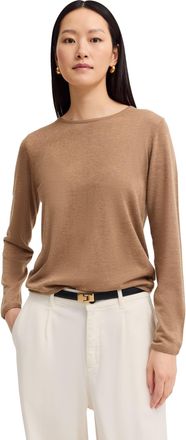 Bugatti Damen Pullover Rundhals W9065-85534 weich, Pull-on, Viskose-Kaschmir-Mix, elegant