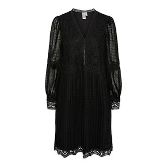 Y.A.S Elegantes kurzes Kleid - - Dresses - Damen - Schwarzk - S