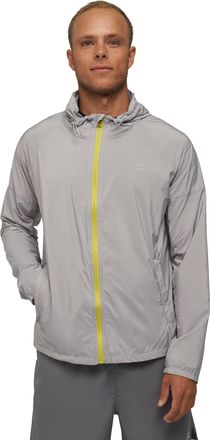 Danish Endurance Windbreaker-Jacke mit Kapuze & Zipper für Herren XXL Grau