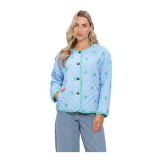 Ydence Jacket Robylin - - Jackets - Damen - Blau - 2XL