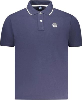 North Sails Homme, Tops, Bleu, Taille: 3XL Polo Coupe Classique Manches Courtes