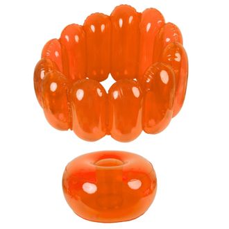 Generic Sill&oacute;n Inflable Transparent, PVC, transparent, Para exteriores. Asiento Inflable Para Adultos. Sill&oacute;n Inflable Con Capacidad de Carga de Hasta 113 kg,