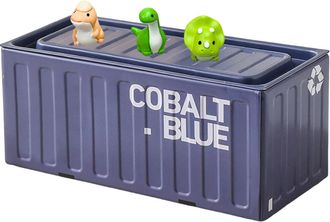 Generico Metallbeh&auml;lter aus Eisen, tragbar, multifunktional, korrosionsbest&auml;ndig, Aufbewahrungsbeh&auml;lter mit | f&uuml;r Kinder, M&auml;dchen, Reisen, Innenbereich, Zuhaus