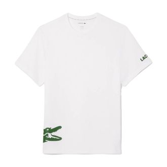 Lacoste Homme, Tops, Blanc, Taille: M T-S manches courtes-Lacoste-Homme-TH9459