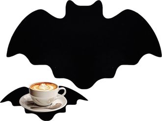 Generic ycezw Tischset, Tischsets aus Filz, - Tischset, Gothic, Schwarz, Halloween, Tischmatte, rutschfest, hitzebeständig, Untersetzer für die Küche