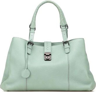 Bottega Veneta sac à main Cervo Roma médium (2012-2025) - Vert