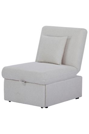 Livetastic Schlafsessel, Beige, Holz, Kunststoff, Textil, Kiefer, vollmassiv, 70x95x97 cm, Bsci, Wohnzimmer, Sessel, Schlafsessel