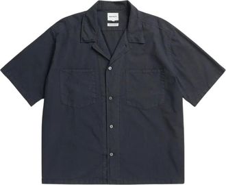 Norse Projects Homme, Chemises, Bleu, Taille: M Mols Tencel Shirt