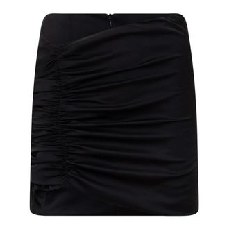 Nineminutes Minirock mit Drapierung - - Skirts - Damen - Schwarzk - 2XS