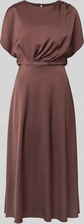 Swing Midikleid aus Satin