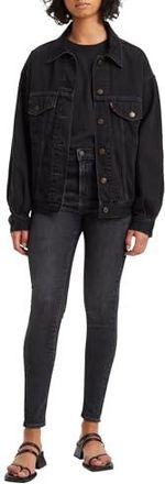 Levi's Femme 720 High Rise Super Skinny Jeans, Black Mustang, 26W / 32L