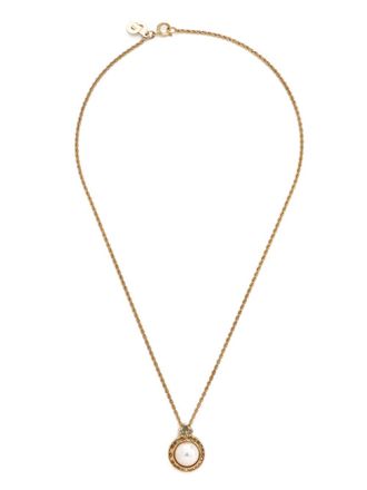 Dior collier à perle pendante