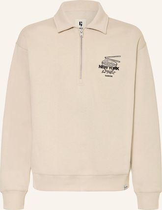 Garcia Garcia Sweat-Poloshirt weiss