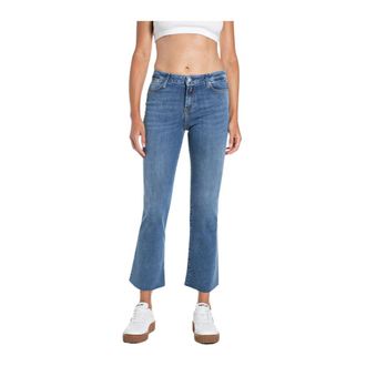 Replay Wb516 Cropped Jeans - - Jeans - Damen - Blau - W27