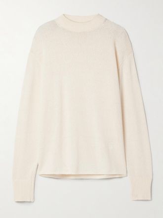 Proenza Schouler Pull En Soie M&eacute;lang&eacute;e Corri - Blanc cass&eacute;