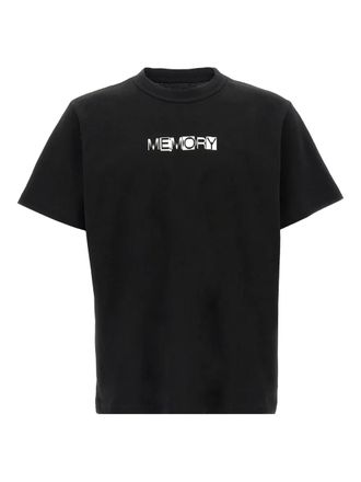 sacai t-shirt &agrave; imprim&eacute; graphique noir