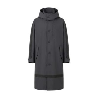 Issey Miyake Homme, Vestes, Noir, Taille: S Manteau Carrier Carried