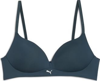 Puma Soft Padded BH Damen (1er-Pack), Kleidung, Blau, 32B
