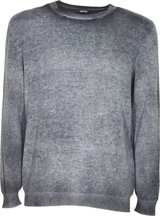 Avant Toi Homme, Pulls, Gris, Taille: XL Maille &agrave; col rond