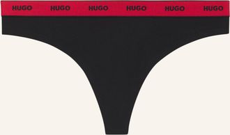 HUGO BOSS Hugo Slip Triplet Thong Stripe schwarz