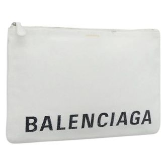 Balenciaga Pre-owned Vintage Clutch Bag - - Pre-owned - Damen - Wei&szlig; - ONE SIZE