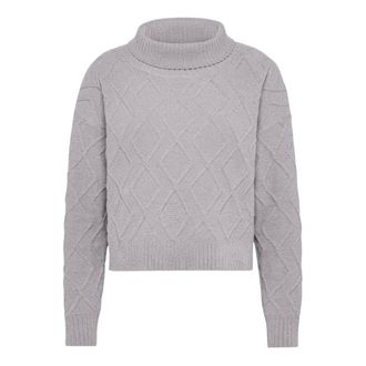 Roberto Ricci Design Rrd, Femme, Pulls, Bleu, Taille: 34 FR Pull en Chenille &agrave; Col Volcan