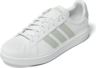 adidas Femme STREETTALK Shoes, FTWR White/Linen Green/FTWR White, 41 1/3 EU