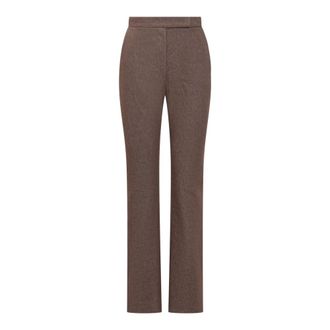 Max Mara Galizia Slim-fit Hose - - Trousers - Damen - Wei&szlig; - S