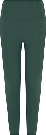 Girlfriend Collective Womens Rib Sports Leggings, 7/8 Length Sports Leggings, High-Waist Yoga and Sports Leggings