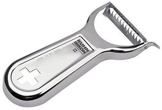Kuhn Rikon 22994 Swiss Metallic Sparschäler Julienne, Edelstahl, silber, One-Size