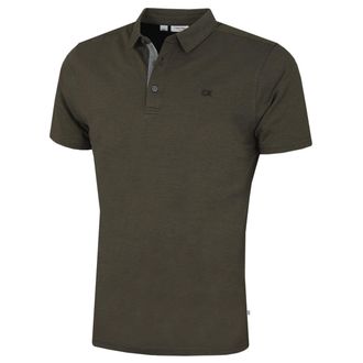 Calvin Klein Mens Prep Campus Golf Polo Shirt - Olive - XXXXXL