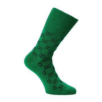 Gucci Monogram Logo Socken - - Underwear - Damen - Gr&uuml;n - S