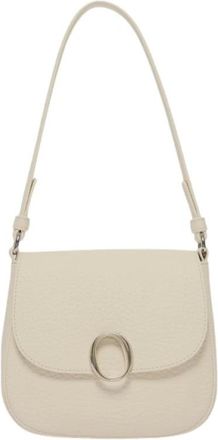 Orciani Femme, Sacs, Blanc, Taille: ONE Size Kate Mini Soft Shoulder Bag
