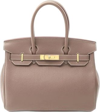 Herm&egrave;s 2017 Birkin Tote Bag aus Leder 30cm - Braun