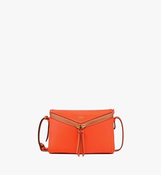 MCM Diamant 3D Schultertasche aus Kalbsleder