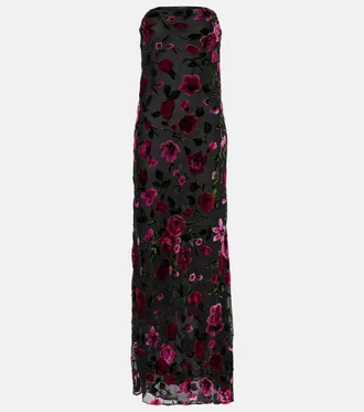 Rodarte Robe longue en velours