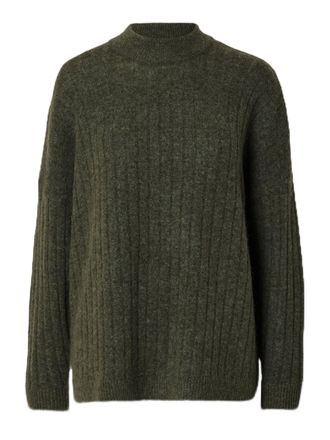 Selected SLFMALINE LS Knit HIGH Neck NOOS