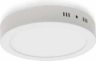 Vision-EL 77788 Plafonnier LED, Aluminium/Polycarbonate, 18 W, Blanc, (H x Ø)-40 x 220 mm