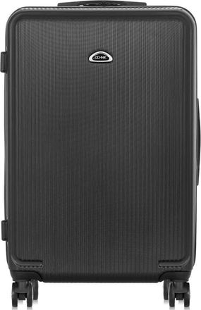 Ochnik Großer Koffer | Hartschalenkoffer | Material: ABS | Farbe: schwarz | Größe: L | Maße: 74x47x29 cm | Volumen: 85 Liter | 4 Rollen | Hohe Qualität