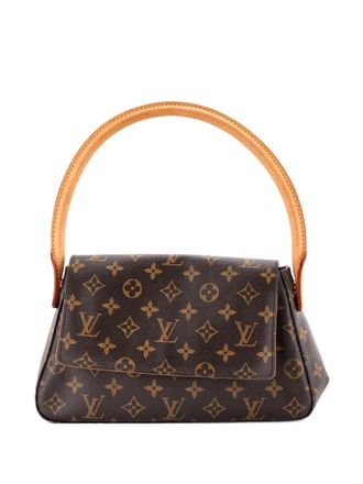 Louis Vuitton Looping Handbag Monogram Canvas Mini satchel - Braun