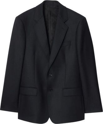 Burberry blazer &agrave; carreaux Prince de Galles - Noir