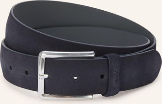 HUGO BOSS Lederg&uuml;rtel Nario blau