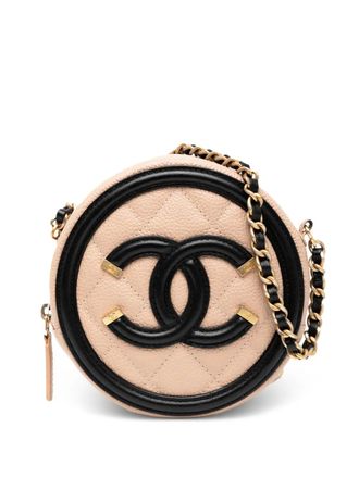 Chanel sac à bandoulière Filigree (2019) - Marron