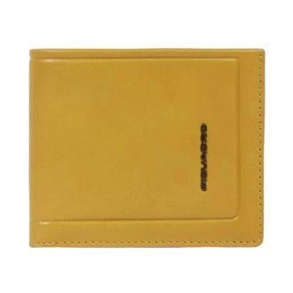 Piquadro Homme, Accessoires, Jaune, Taille: ONE Size Portefeuille homme avec porte-monnaie, porte-cartes de cr&eacute;dit, volet amovible et protection Rfid